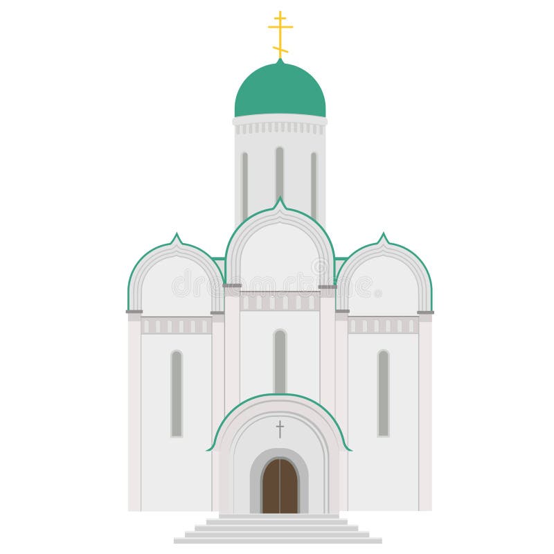 Templo. Imagem De Vetor Isolada Em Branco Ilustração do Vetor ...