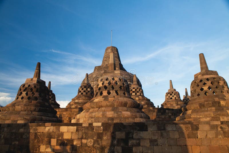 Templo Superior De Borobudur, Yogyakarta Imagen de archivo - Imagen de ...