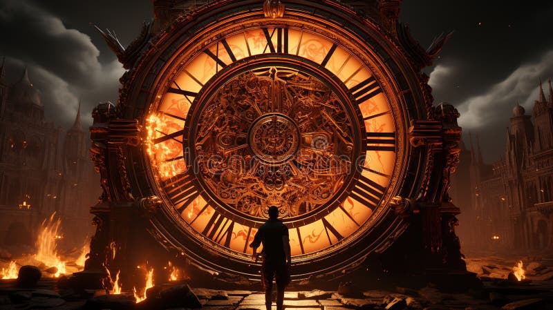 Temporal Illusions Beyond the Clockwork of Time Stock Illustration ...