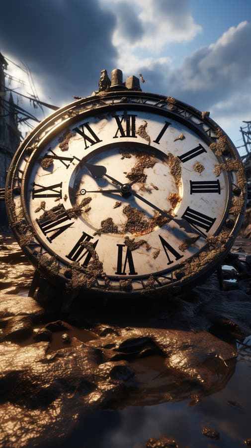 Temporal Illusions Beyond the Clockwork of Time Stock Illustration ...