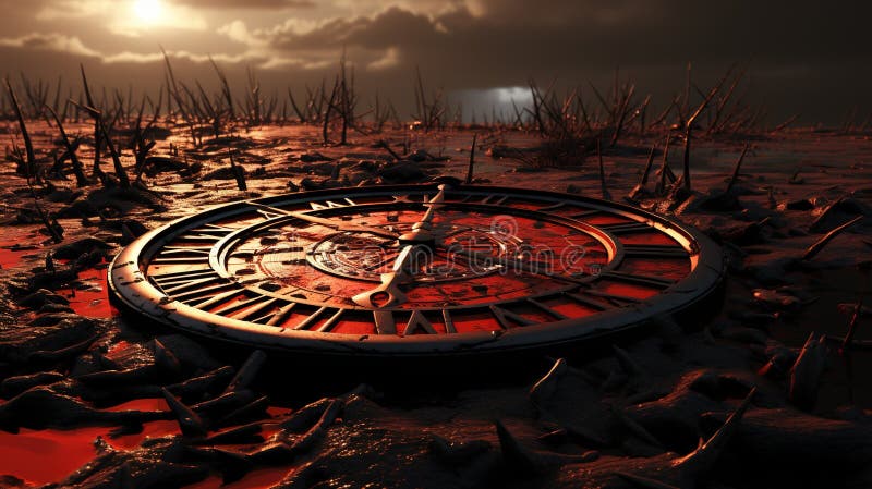 Temporal Illusions Beyond the Clockwork of Time Stock Illustration ...