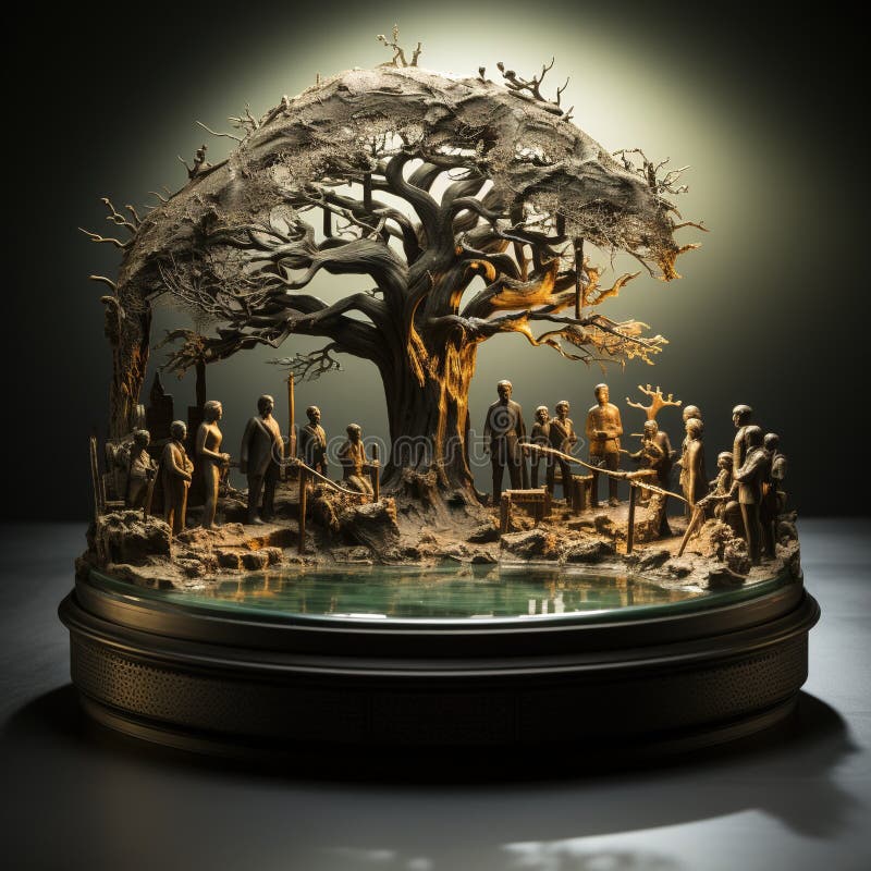 Temporal Illusions Beyond the Clockwork of Time Stock Illustration ...