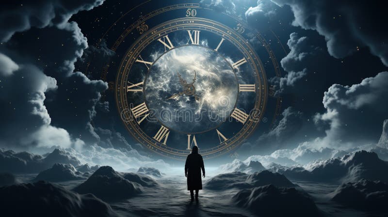 Temporal Illusions Beyond the Clockwork of Time Stock Illustration ...