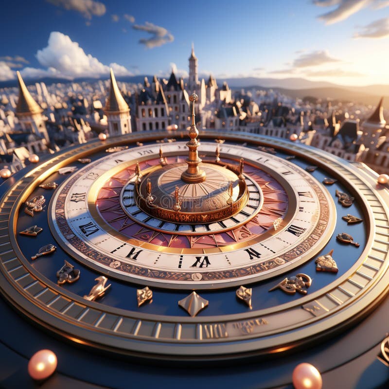 Temporal Illusions Beyond the Clockwork of Time Stock Illustration ...