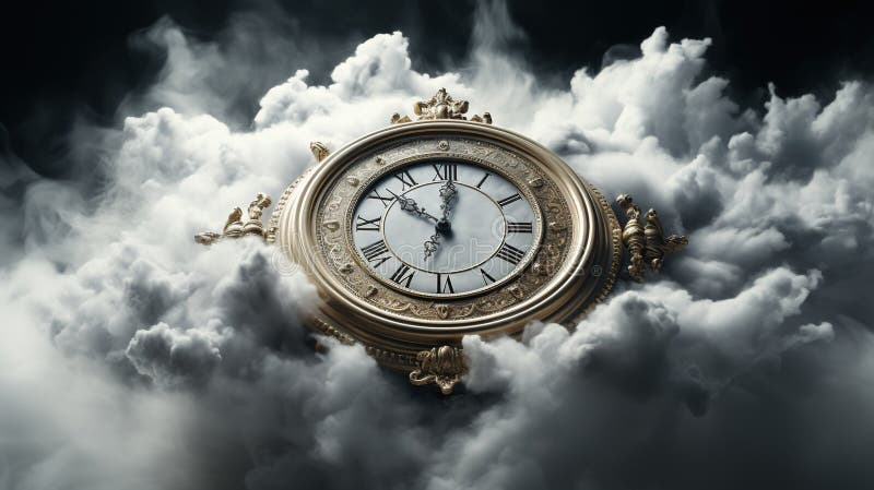 Temporal Illusions Beyond the Clockwork of Time Stock Illustration ...