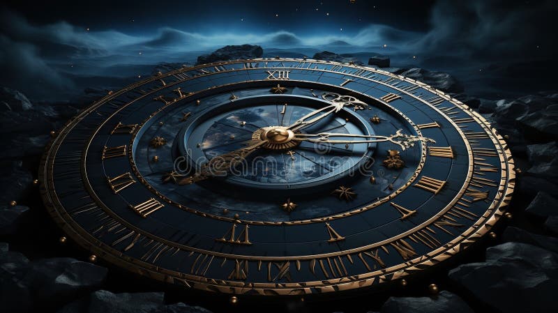 Temporal Illusions Beyond the Clockwork of Time Stock Illustration ...