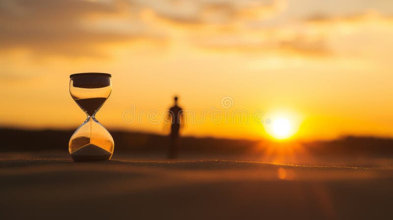 Temporal Reflections: a Study in Time and Empathy Stock Image - Image ...