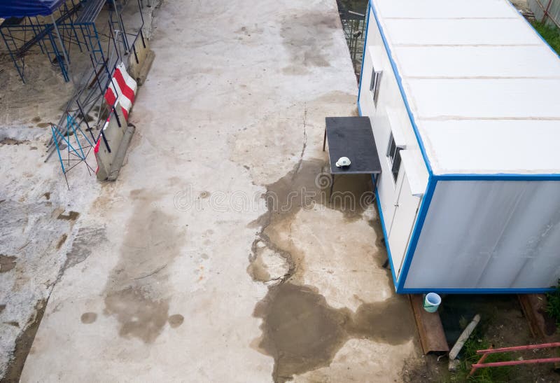 The Temporary Container Box for Use To the Office Room Stock Image ...