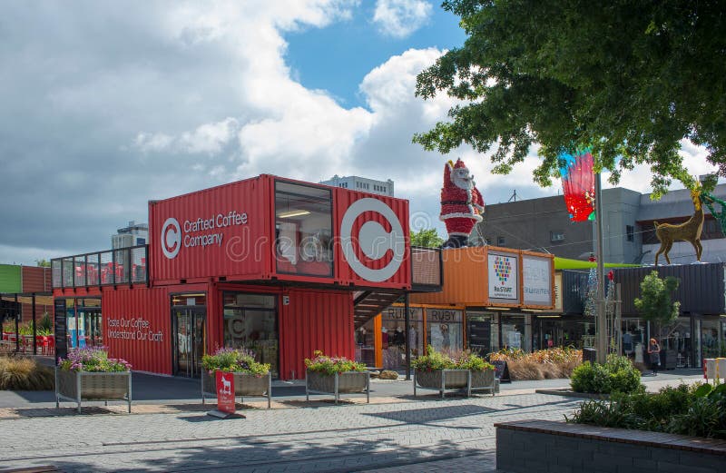 Temporary Container Shops Set Up in Cashel Street To Replace Damaged ...