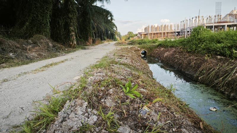 Drainage System Front External Elevator Stock Image - Image of gate ...