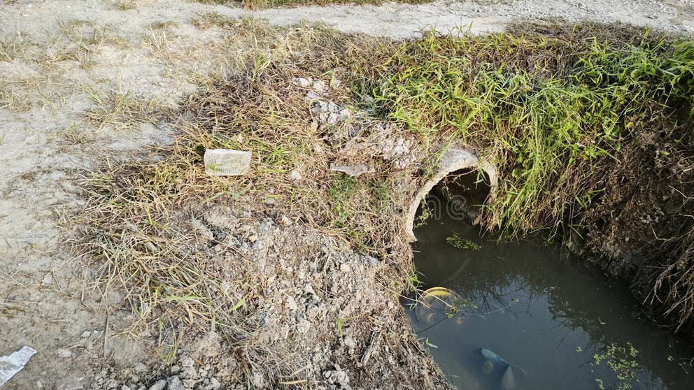 The Temporary Drainage System for the Construction Site Along the Rural ...