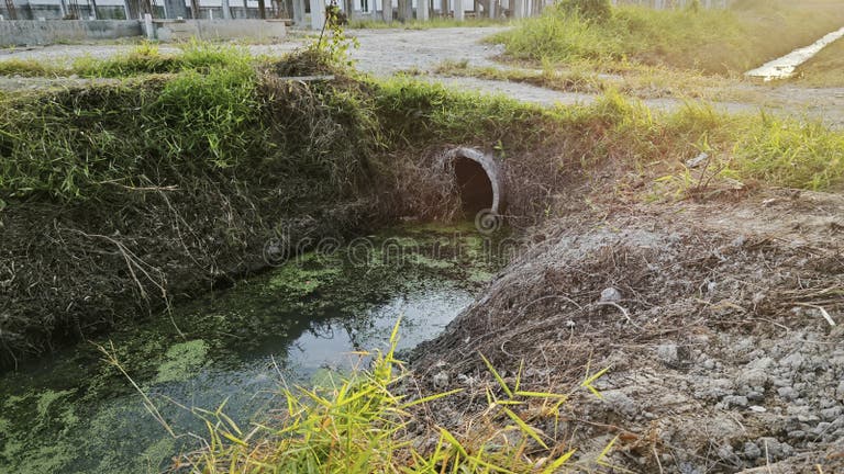 The Temporary Drainage System for the Construction Site Along the Rural ...