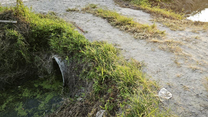 The Temporary Drainage System for the Construction Site Along the Rural ...