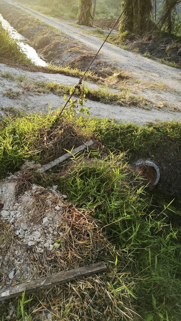 The Temporary Drainage System for the Construction Site Along the Rural ...