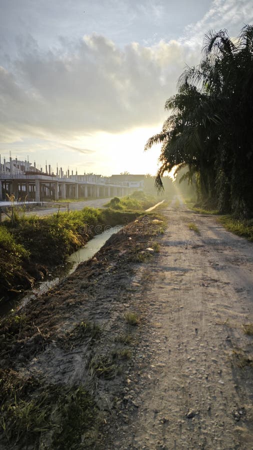 The Temporary Drainage System for the Construction Site Along the Rural ...