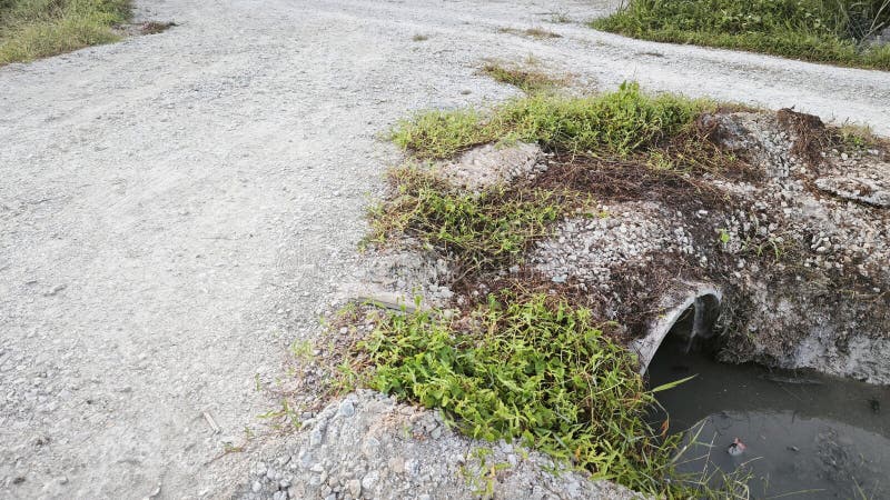 The Temporary Drainage System for the Construction Site Along the Rural ...