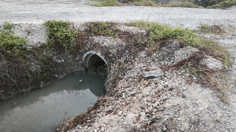 The Temporary Drainage System for the Construction Site Along the Rural ...