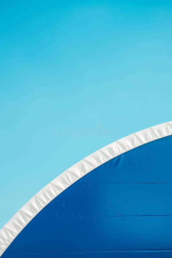 Temporary Farm Warehouse Tent for Storage, Minimalistic Composition ...