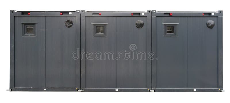 Temporary Mobile Office Containers are Installed Near Public Buildings ...