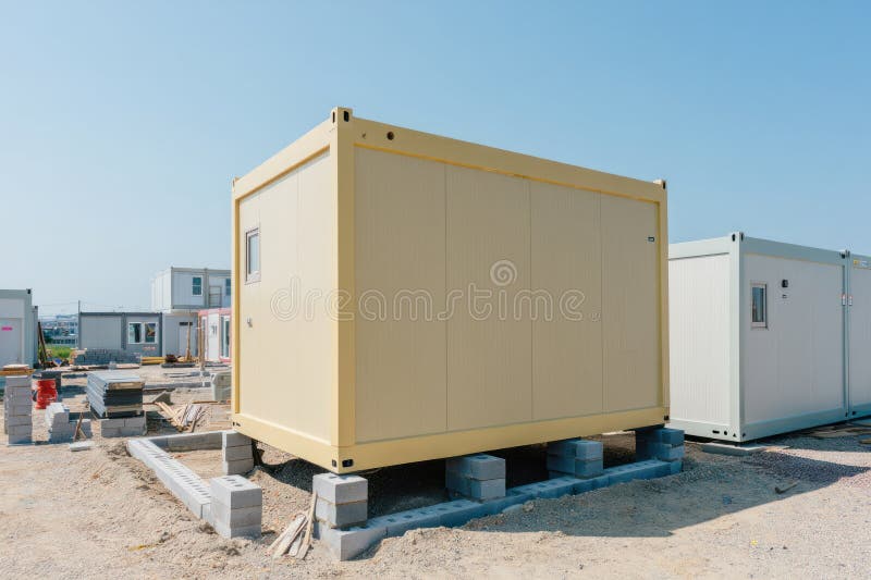 Modular Construction Site Offices Stock Illustrations – 14 Modular ...