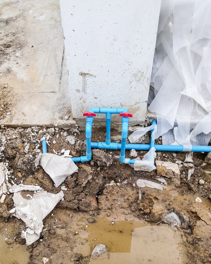 Temporary pipe stock photo. Image of construction, pipe - 51150266