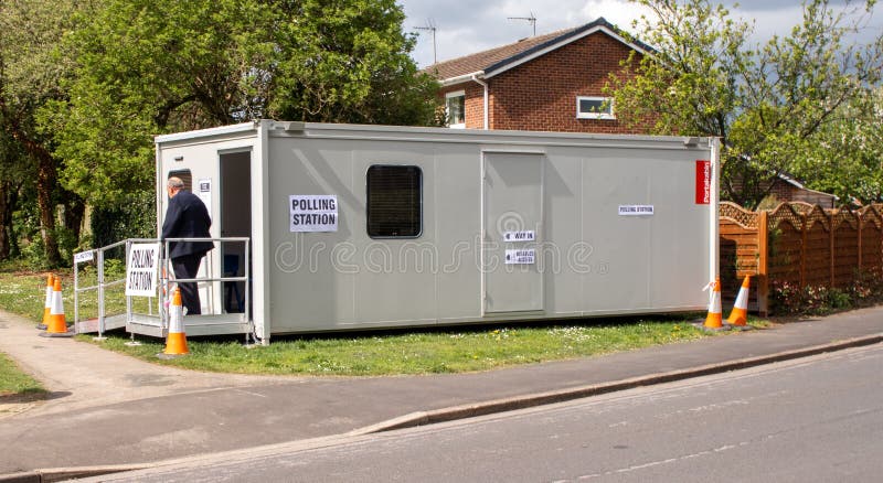 Temporary Polling Booth for Local Government Elections Editorial Photo ...