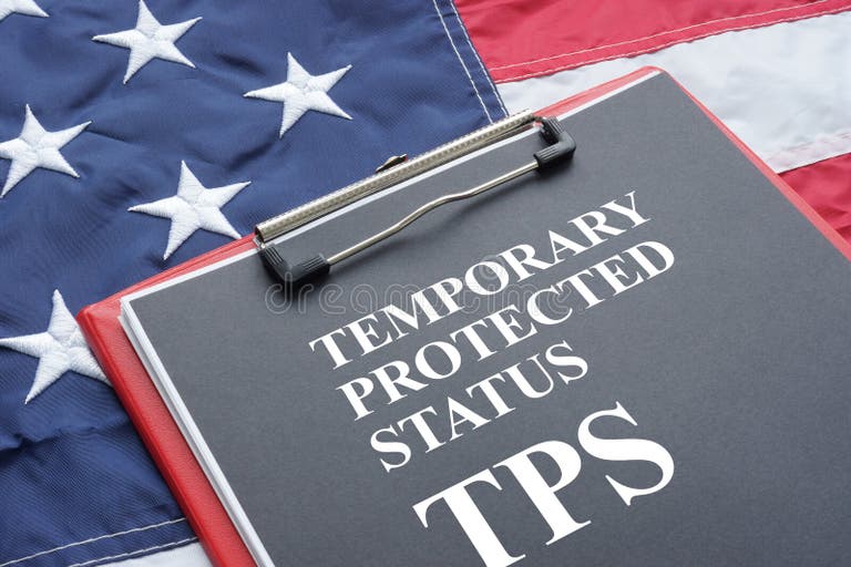 Temporary Protected Status TPS in USA is Shown Using the Text Stock ...