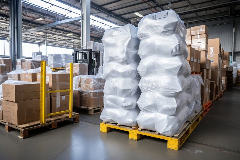 Temporary Storage Warehouse with Large Inventory for Efficient Logistic ...