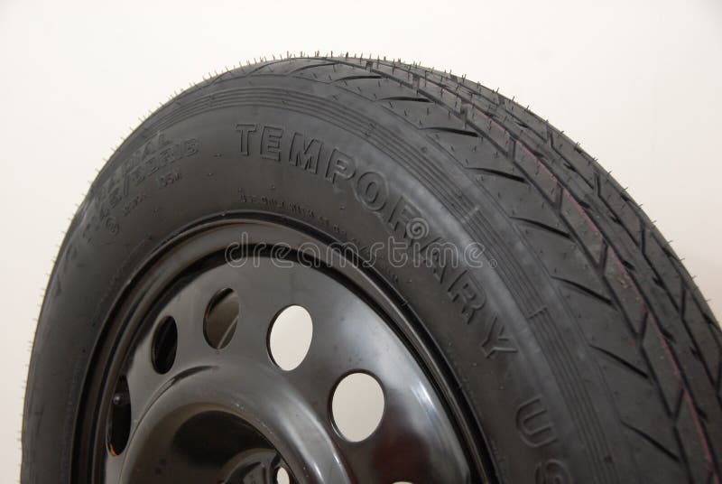 Temporary tyre stock photo. Image of wheel, temporary - 13203386