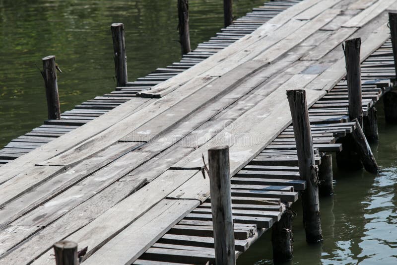 Temporary Wood Bridge stock image. Image of landscape - 50286611
