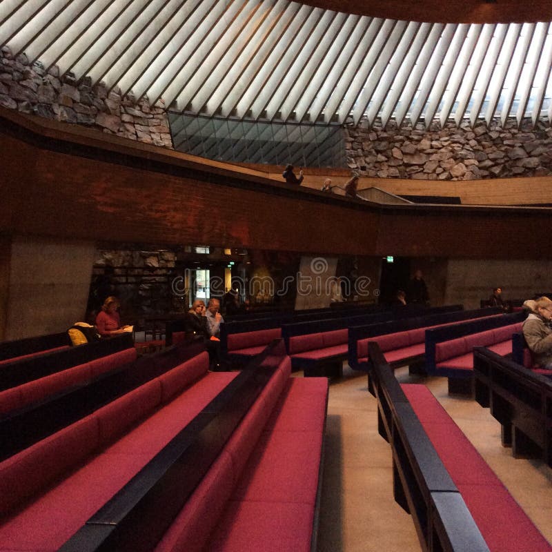 Temppeliaukio Church in Helsinki Finland Editorial Stock Image - Image ...