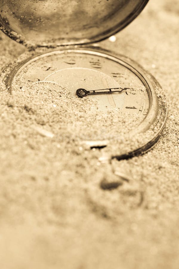 Temps perdu image stock. Image du poche, cassé, temps - 5273709
