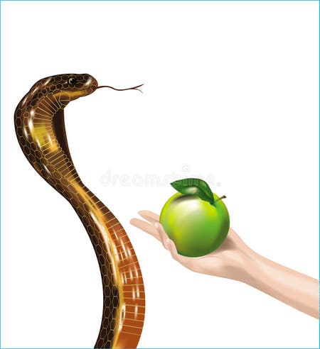 Snake Apple Hand Stock Illustrations – 425 Snake Apple Hand Stock ...