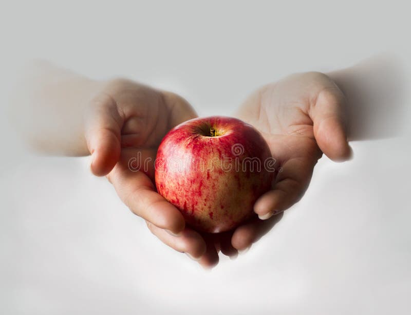 Temptation apple stock photo. Image of female, bible - 85632914