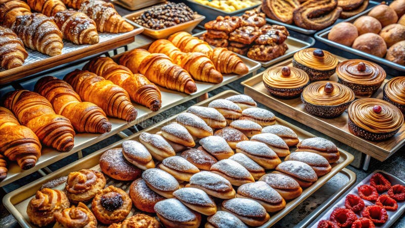 Tempting Bakery Counter Display: a Masterclass in Composition Using the ...