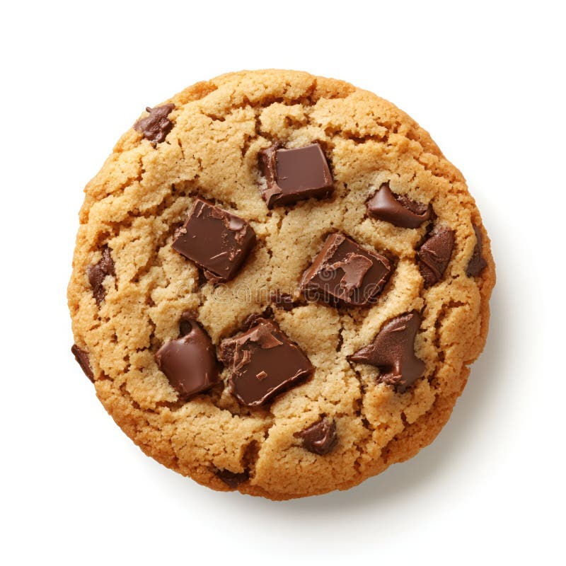 Delicious Chocolate Chip Cookie Stock Illustration - Illustration of ...