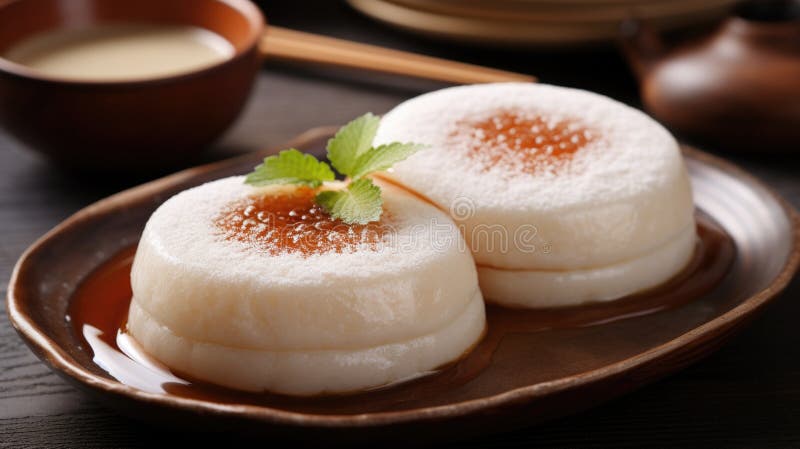 A Tempting Selection of Mochi Cakes, Perfect for Satisfying Stock Image ...