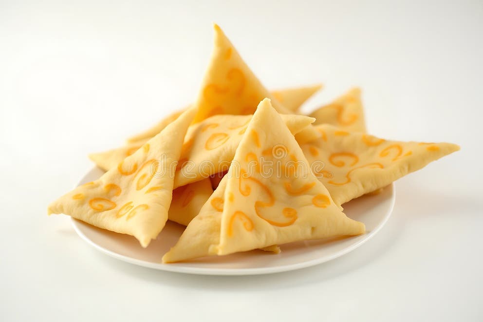 A Tempting Stack of Swirl Cheese Shapes Studio Lit Stock Illustration ...