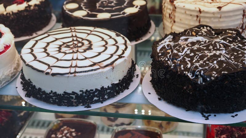 An Assortment of Tempting Chocolate Cakes Beautifully Arranged in a ...