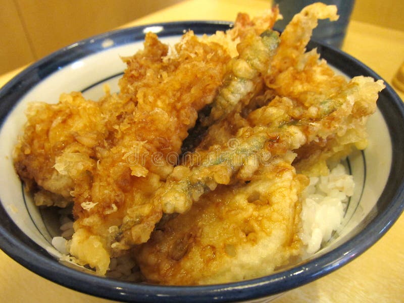Tempura Bowl rice stock photo. Image of tasty, asia, travel - 28045580