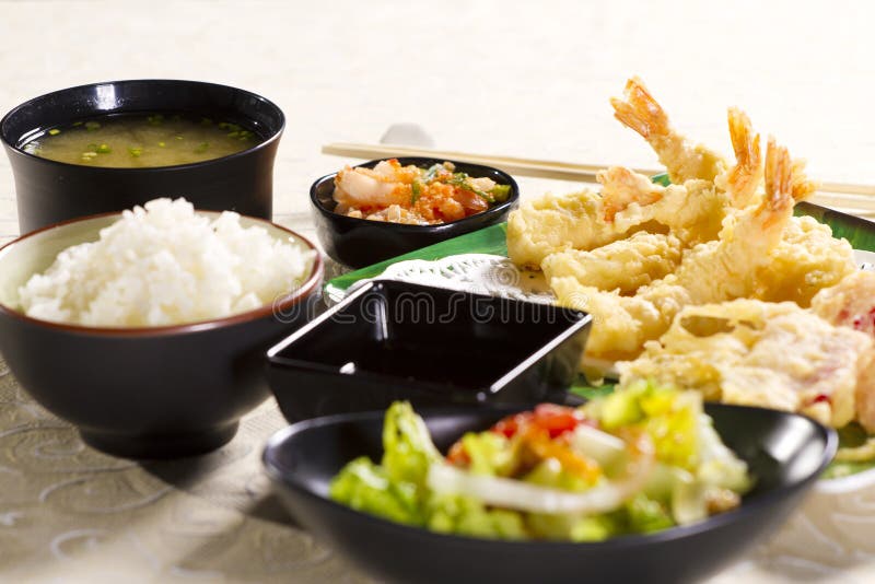 Tempura set stock photo. Image of prawn, healthy, dinner - 24703248