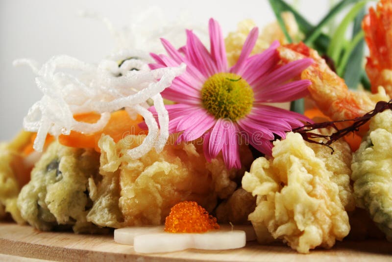 Tempura set stock image. Image of gourmet, shellfish - 45911375