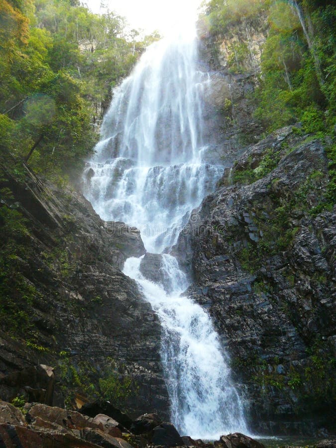 Temurun Waterfall, Langkawi Island, Malaysia Stock Photo - Image of ...