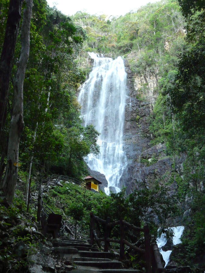 Temurun Waterfall, Langkawi Island, Malaysia Stock Image - Image of ...