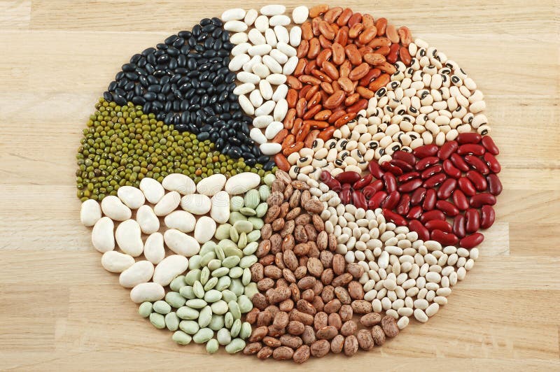 Ten Bean Mix. stock image. Image of beans, selection, circle - 2305643