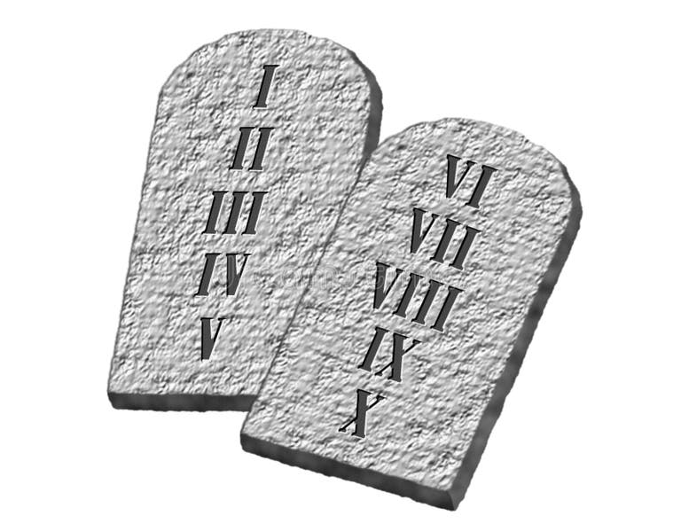 Ten Commandments Hebrew Stock Illustrations – 739 Ten Commandments ...