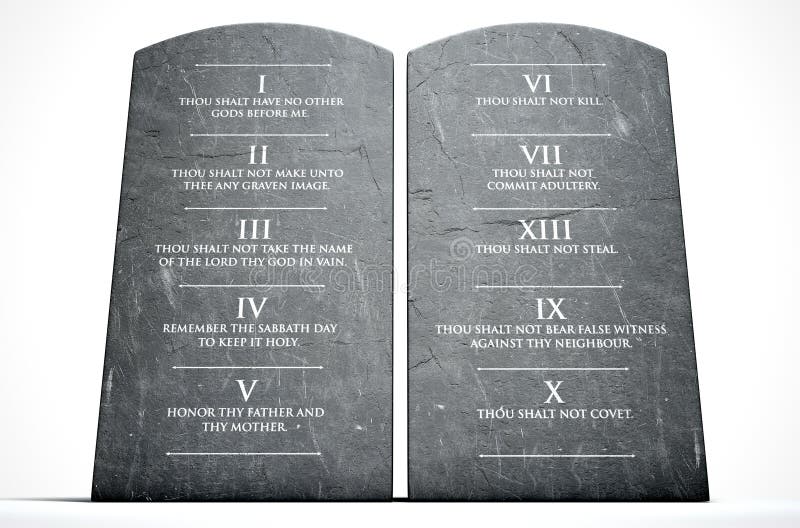 Ten Commandments Tablets Stock Illustrations – 335 Ten Commandments ...