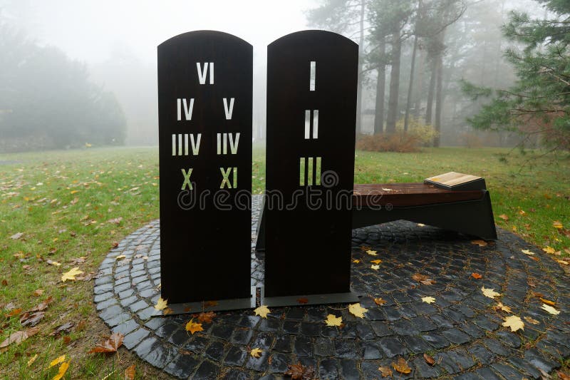 The Ten Commandments, the 10 Commandments of God Stock Image - Image of ...