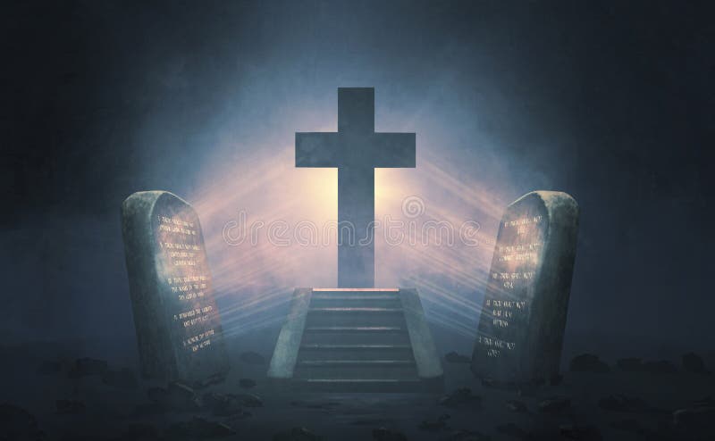 Ten Commandments stock vector. Illustration of christian - 18983991