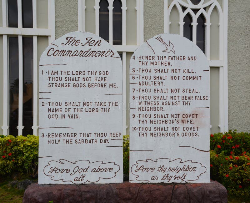 The Ten Commandments stock image. Image of flowers, command - 135475